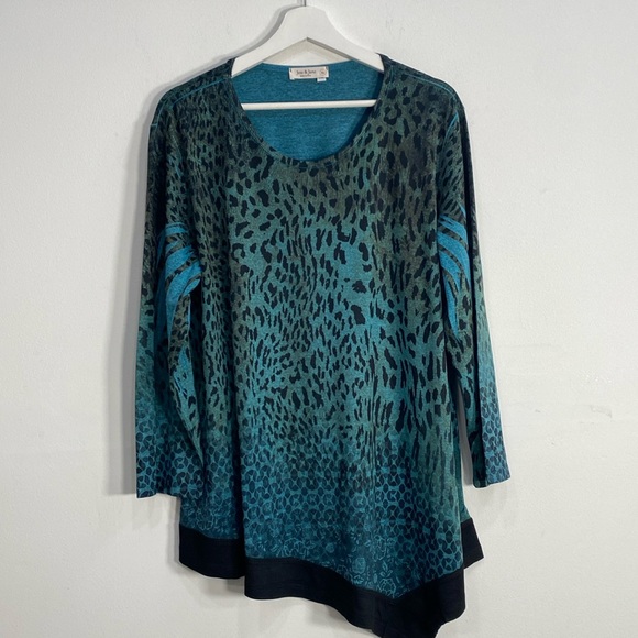 Jess & Jane | Tops | Jess Jane Xl Top Art To Wear | Poshmark